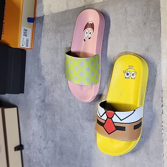 SpongeBob Squarepants | Shoes | Sponge Bob And Patrick Kids Slides ...